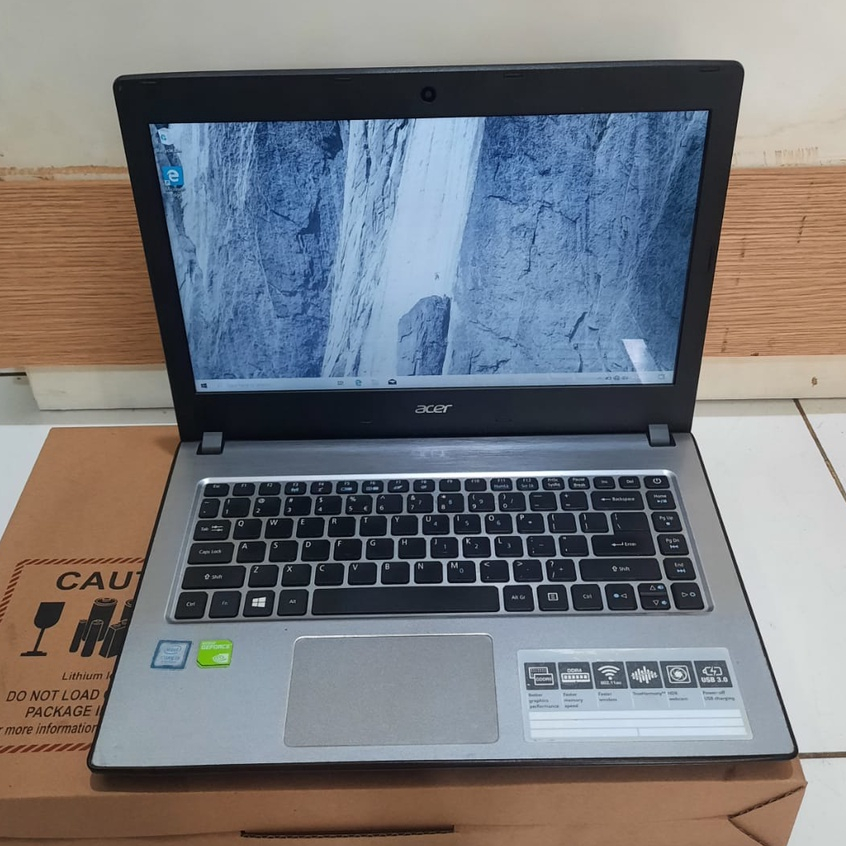 Jual Laptop Acer Aspire E5-476G, Cor i5-Gen 8Th, Nvidia geforce MX130, Ram 4Gb, Hdd 1Tb | Shopee ...