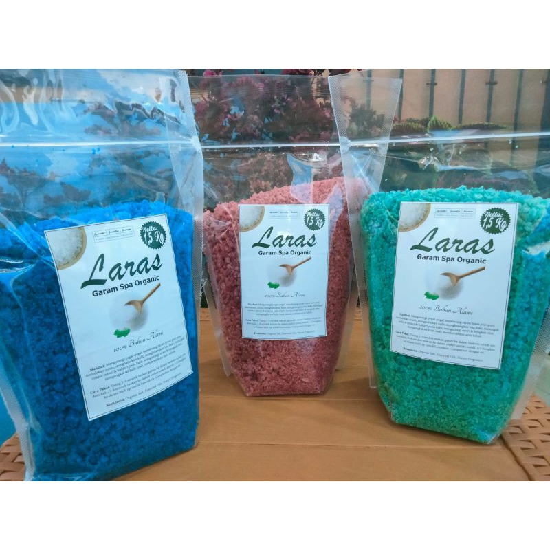 Jual BERAT 1,5 KILOGRAM GARAM MANDI BATH SALT GARAM EPSOM GARAM SPA ...