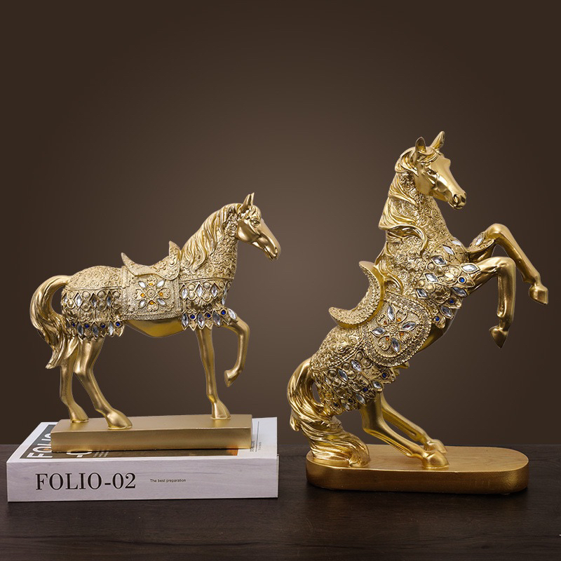 Jual Retro Beruntung Kuda Ornamen Perabot Kantor Kreatif Hadiah Anggur ...