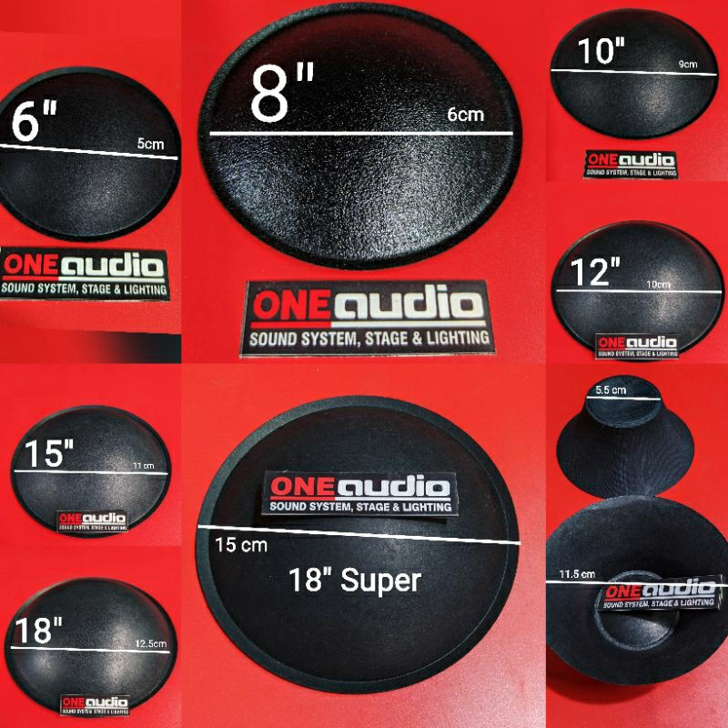 Jual Dop speaker 6 inch 8 inch 10" inch 12inch 15inch 18inch / tutup ...