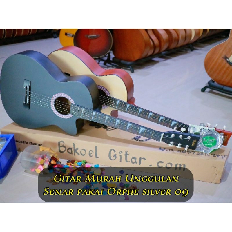 Jual Gitar akustik murah terbaik untuk pemula GOSEND ONLY | Shopee ...