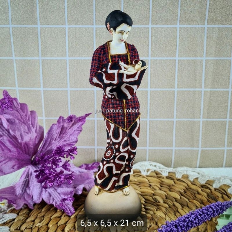 Jual Patung Maria Jawa Batik Kain 20 cm | Shopee Indonesia