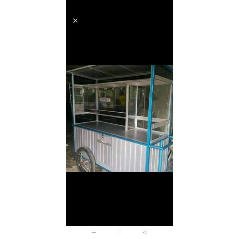 Jual gerobak roti bakar gerobak serba guna gerobak alumunium | Shopee ...