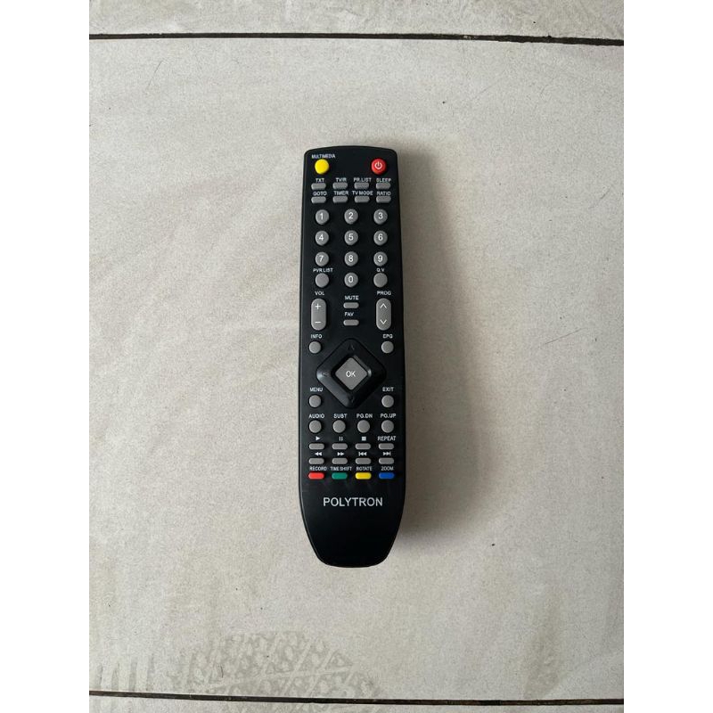 Jual REMOTE SET TOP BOX DVB T2 POLYTRON PDV 500T2 | Shopee Indonesia