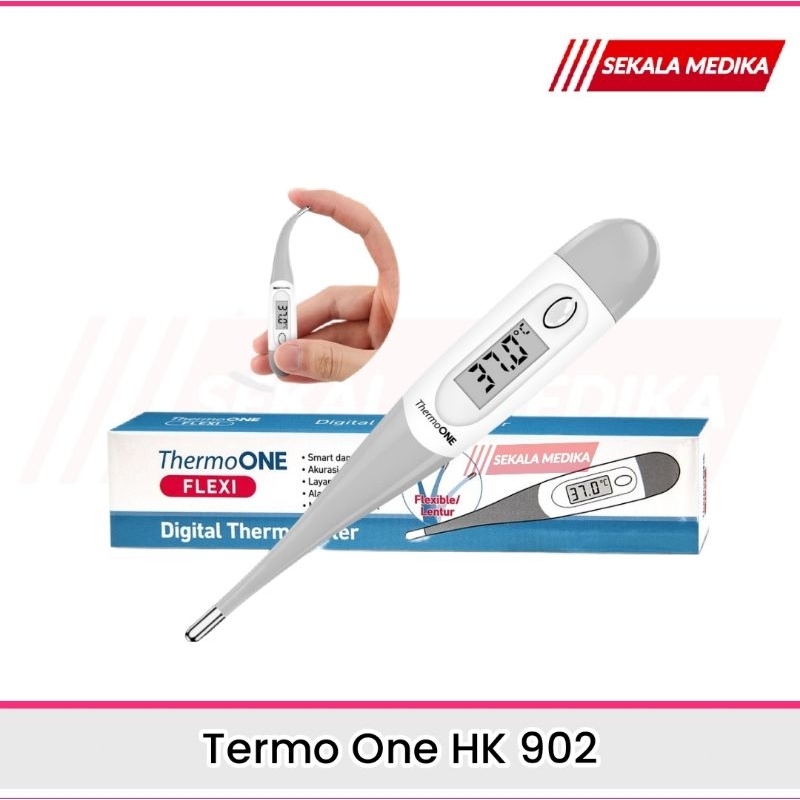 Jual Termometer Digital HK 902 Onemed Thermometer Flexy Lentur | Shopee Indonesia