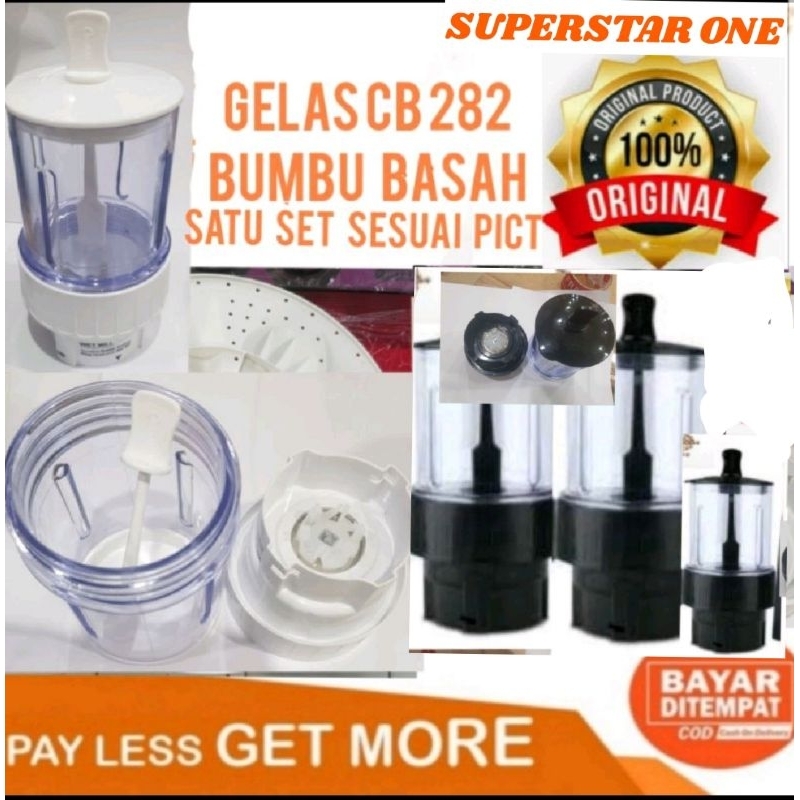 Jual gelas pisau mounting bumbu blender cosmos cb 282p,cb281p monting cb282p original gelas ...