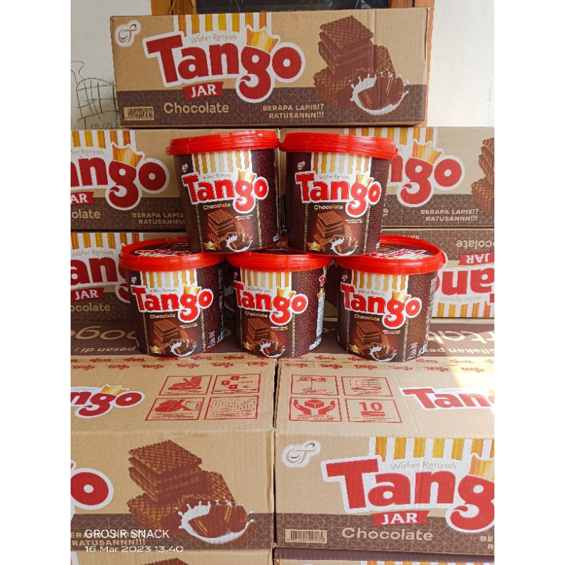 Jual Wafer Tango jar 240gx6 | Shopee Indonesia