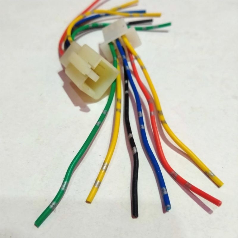 Jual soket 6 pin soket kabel 6pin soket kabel bodi 6 kabel set | Shopee ...