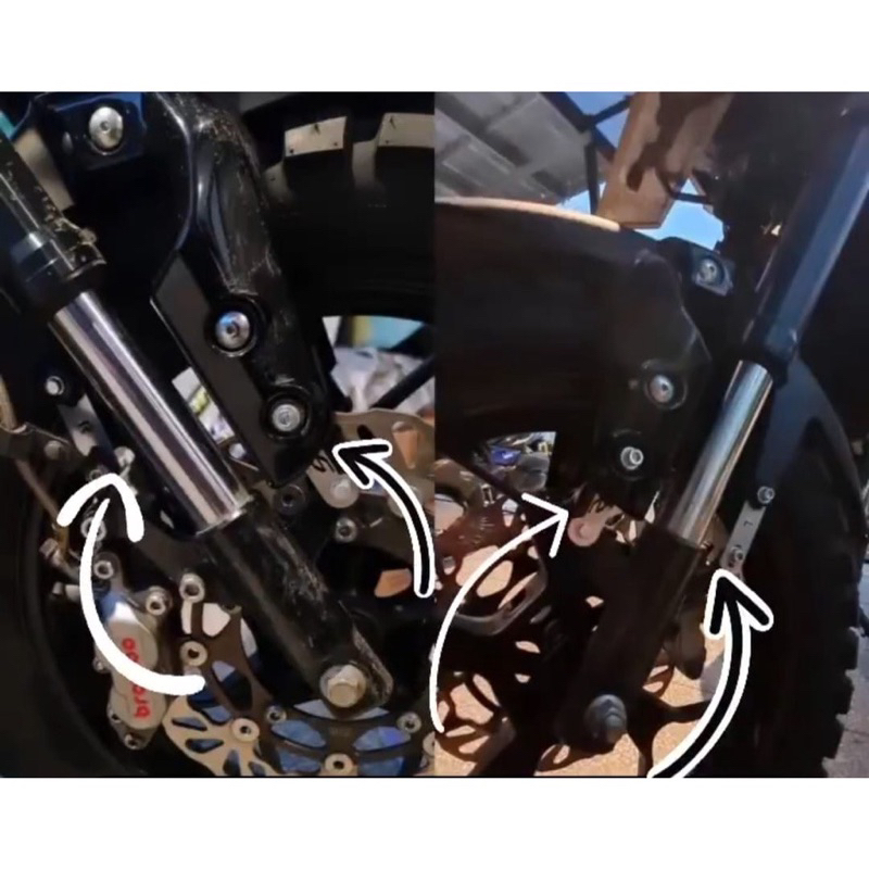 Jual Fender Riser Adaptor Bracket / Dudukan Peninggi Spakbor Yamaha XSR ...