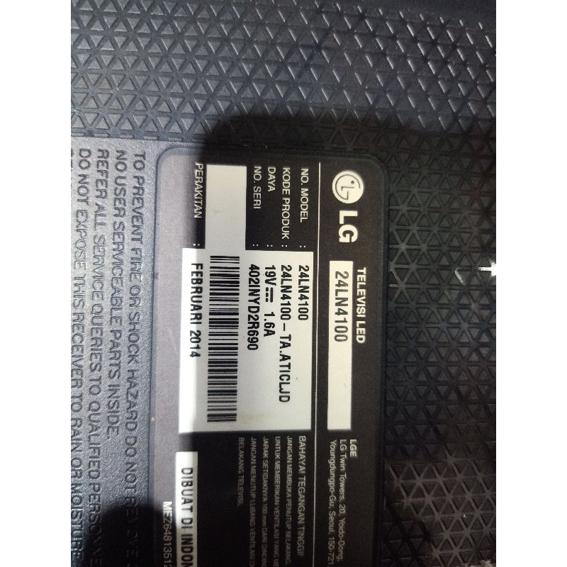 Jual Panel Layar Tv LED LG 24LN4100 ORIGINAL | Shopee Indonesia