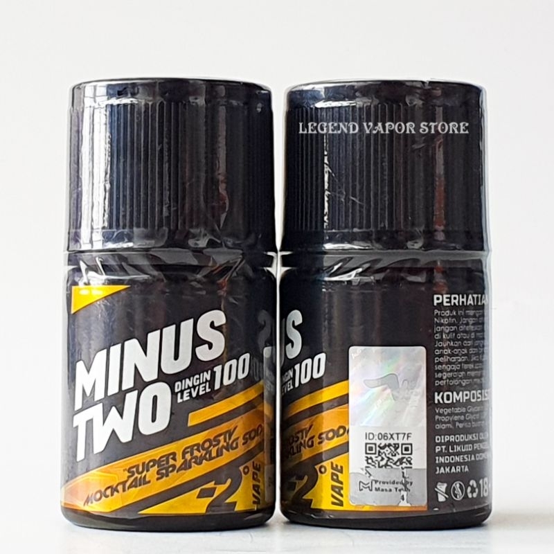 Jual FREEBASE - LIQUID MINUS TWO V2 Moctail Sparkling Soda 60ML 3MG AUTHENTIC | Shopee Indonesia