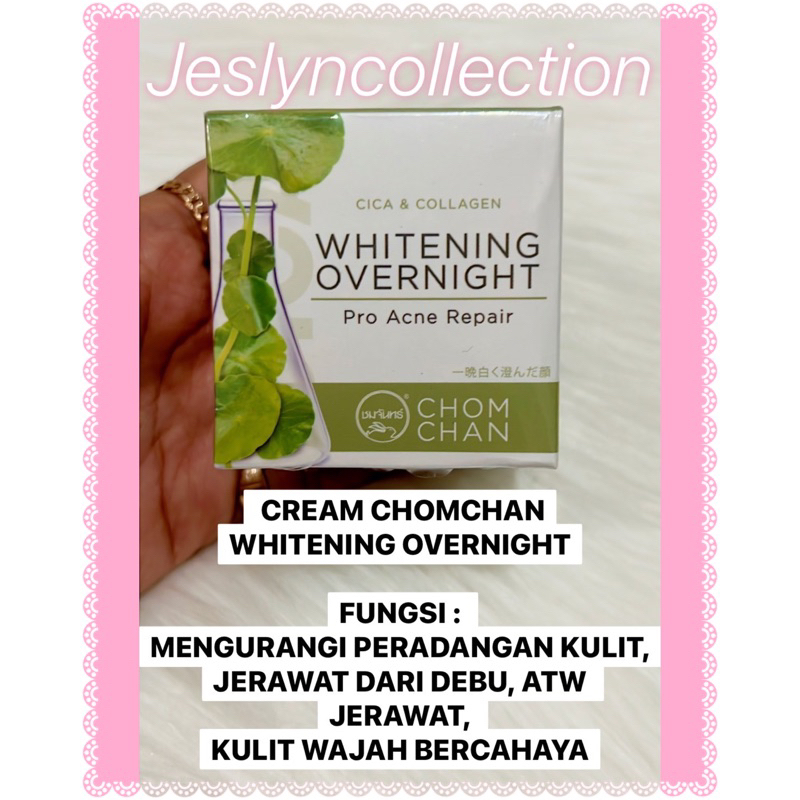 Jual CHOMCHAN WHITENING OVERNIGHT / CREAM JERAWAT | Shopee Indonesia