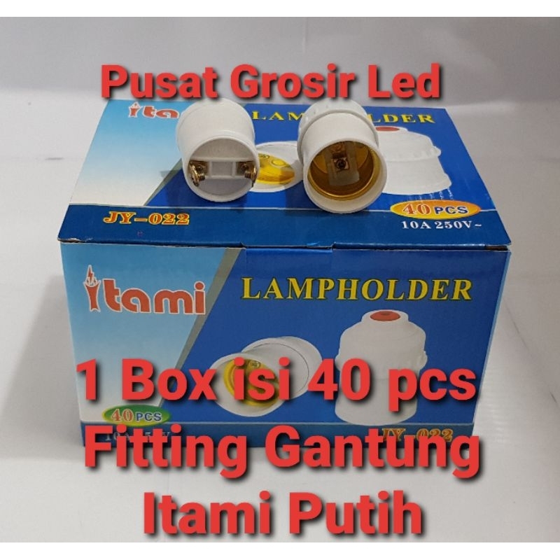 Jual Paket Hemat 40 pcs (1 Box) Fitting Gantung Itami E27 | Shopee Indonesia