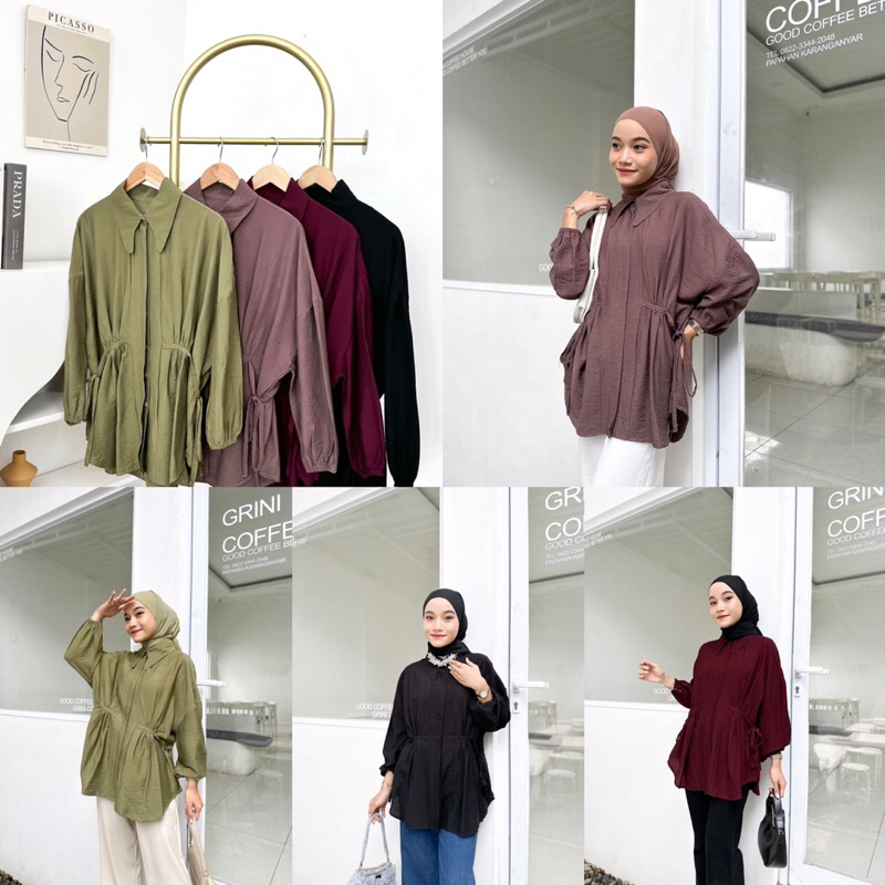 Jual DUMMA BLOUSE LOCANA LABEL ORIGINAL | Shopee Indonesia