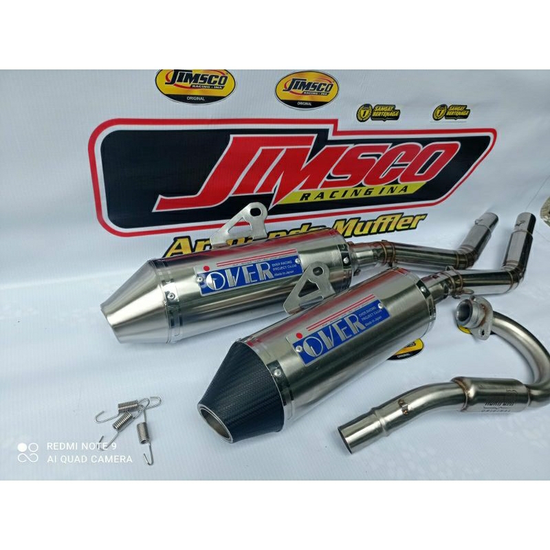Jual Knalpot Racing OVER KLX D-Tracker 150 CRF 150L Yamaha WR 155 Viar ...