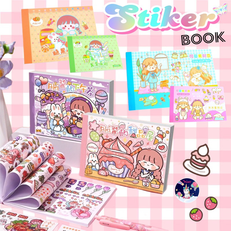 Jual Stiker Buku Besar Medium Sticker Sweet Bucket | Shopee Indonesia