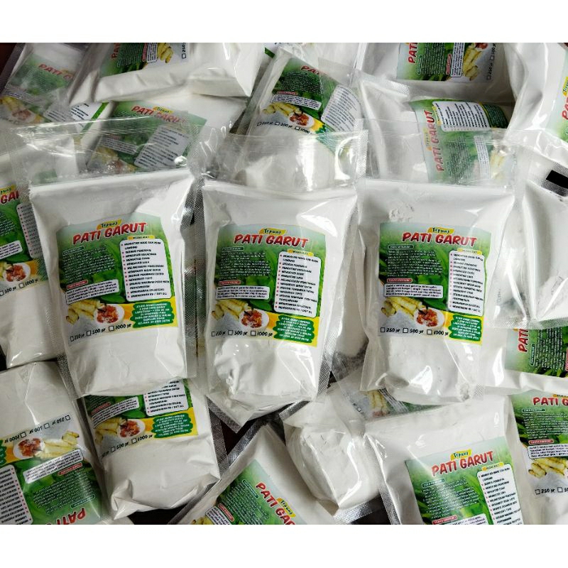 Jual TEPUNG GARUT | PATI GARUT KEMASAN PREMIUM 1KG | PATI ASAM LAMBUNG ...