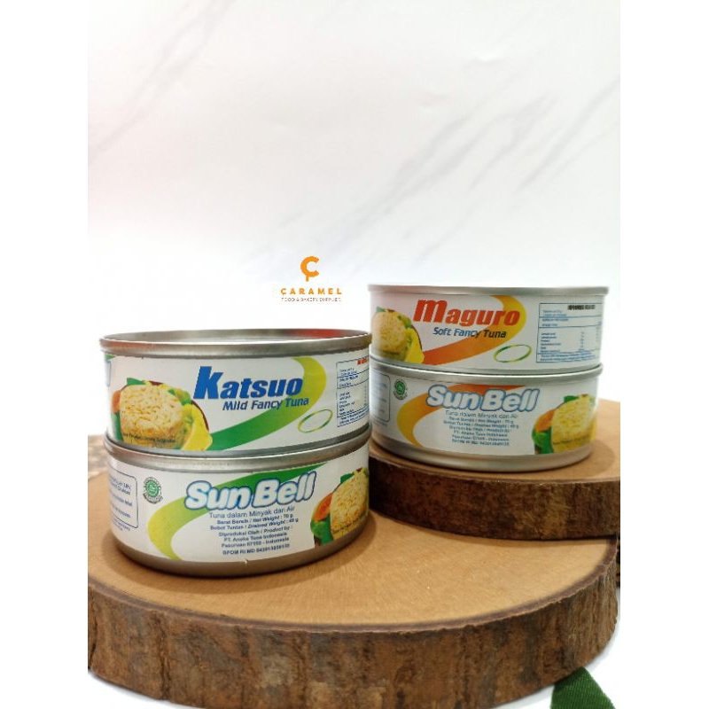 Jual SUN BELL TUNA MAGURO & KATSUO / TUNA KALENG / IKAN TUNA | Shopee ...