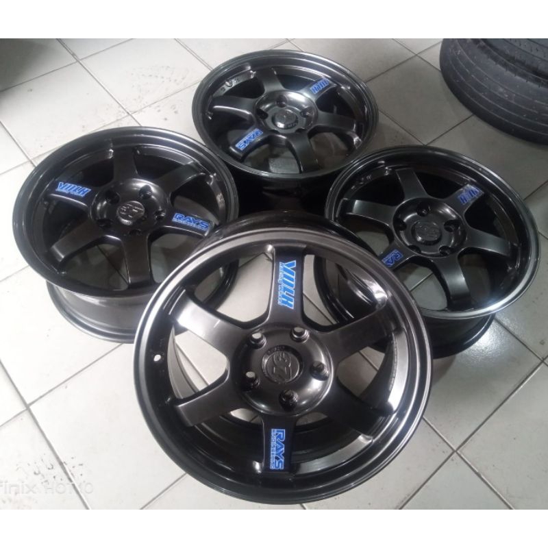 Jual Velg Mobil Second Rays Te37 Ring 16x7 Pcd 5x114 ET38 Buat Inova ...