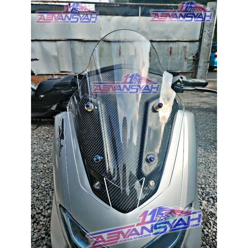 Jual WINDSHIELD YAMAHA NMAX NEW SPORTY TDR MINI V4. VISOR NMAX BARU ...