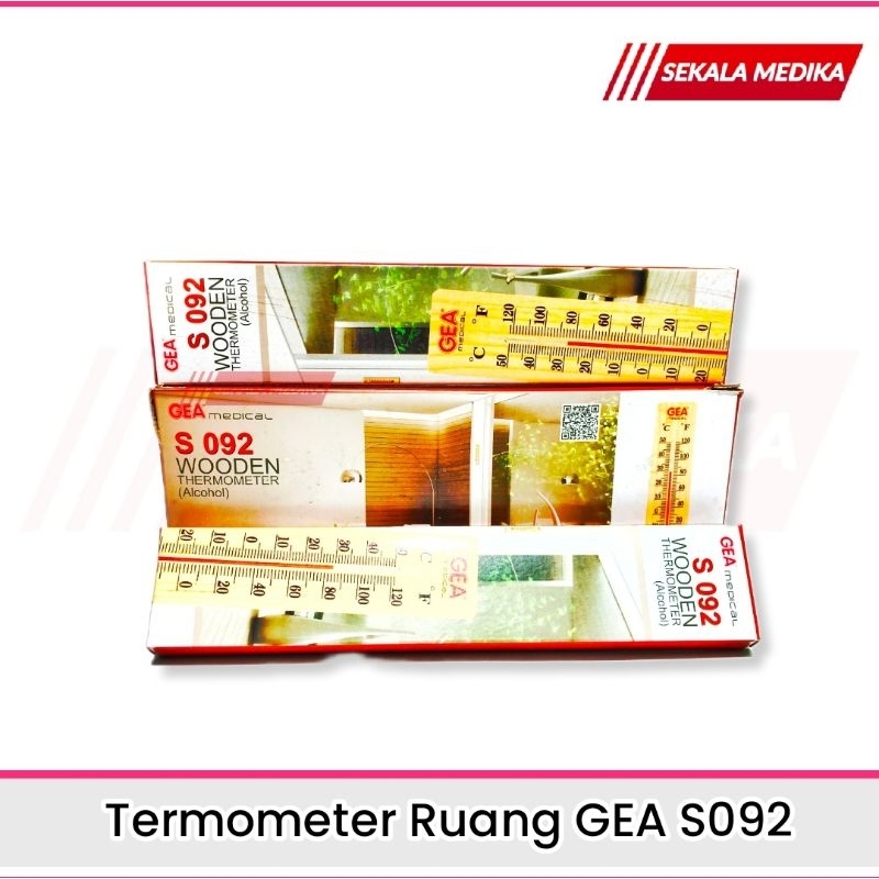 Jual Termometer Ruang S 092 Wooden Thermometer Kayu Pengukur Suhu ...