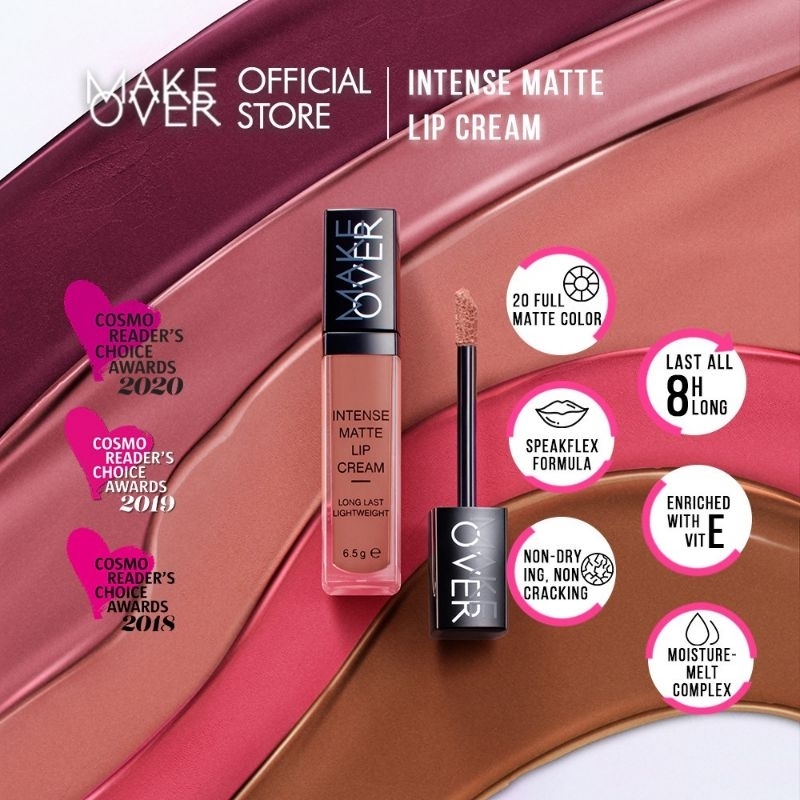 Jual Make Over Intense Matte Lip Cream | Shopee Indonesia