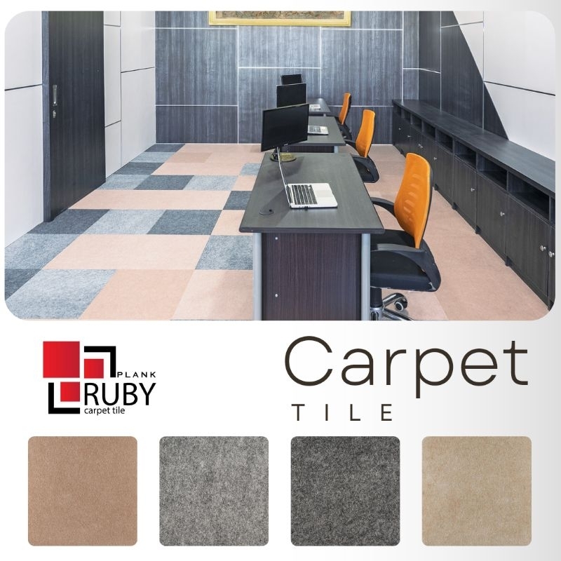 Jual Karpet Lantai PVC Ukuran 50 X 50 cm 10 Varian Warna | Shopee Indonesia