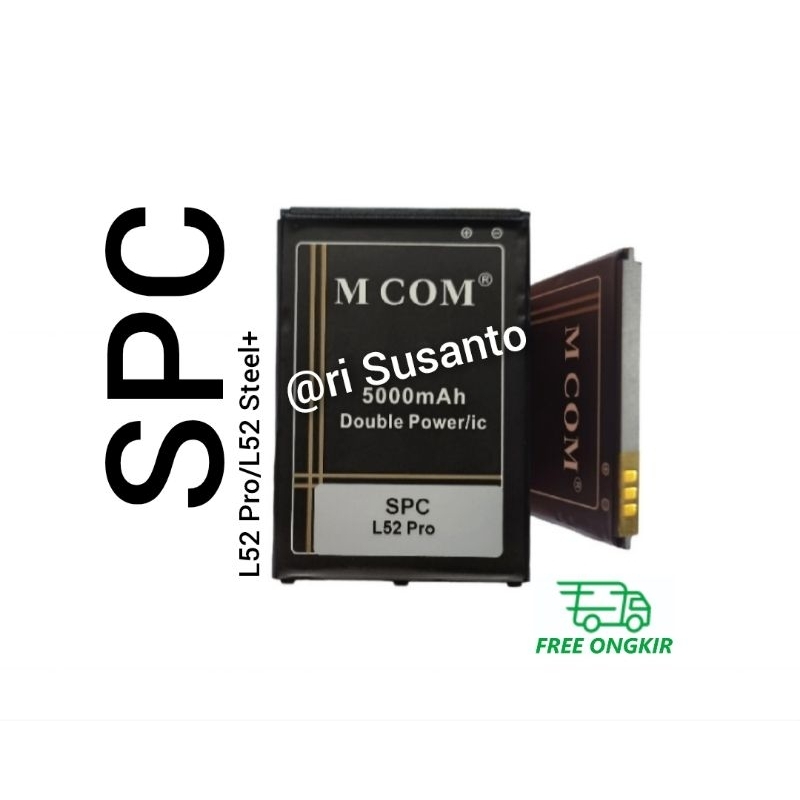 Jual Baterai MCOM for SPC L52 Steel Plus 4G Lte / L52F Double Power ...