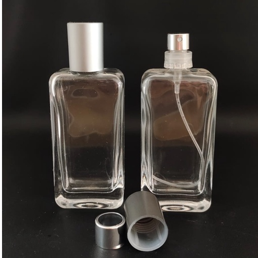 Jual Botol Parfum V32640 50ml easypump+Ring+Tutup Silver DOFT per pcs ...