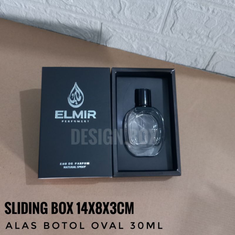 Jual SLIDING BOX | BOX PARFUM HITAM CETAK LOGO UK 14X8X3CM | Shopee ...