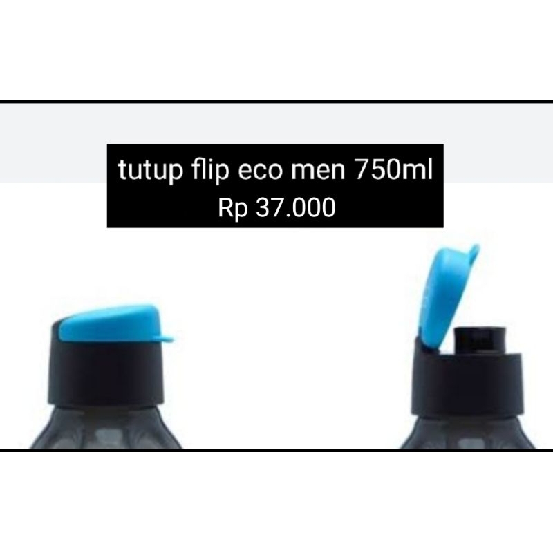 Jual eco men black tupperware eco man bottle tutup botol eco men 750ml ...