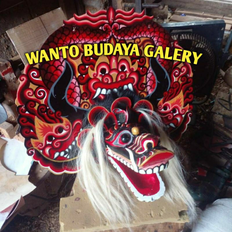 Jual PROMO UNTUK GROSIR⚡⚡ Barongan Kedirian Siung Gantung Full Kayu ...