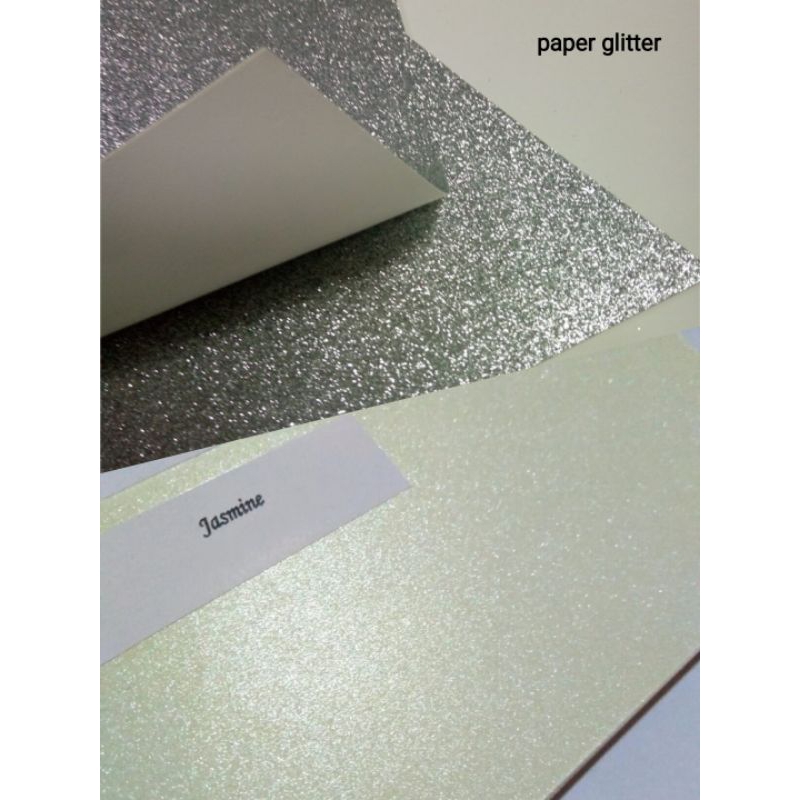 Jual kertas karton jasmin atau paper glitter metalik | Shopee Indonesia