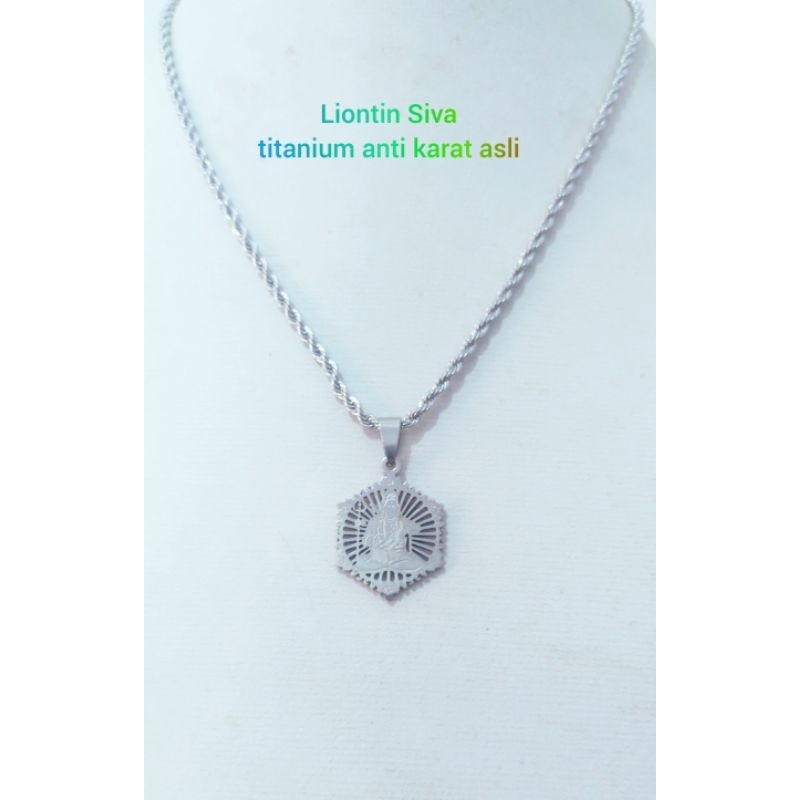 Jual KALUNG TITANIUM TAMBANG LIONTIN SIVA 50CM | Shopee Indonesia