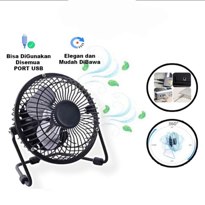 Jual Kipas portable besi mini / kiaps usb besi mini / kipas portable ...