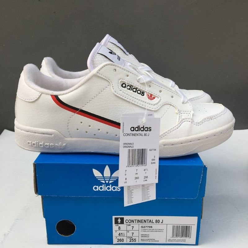 Jual Sneakers Sepatu Pria Adidas Continental 80 s Putih / White Casual ...