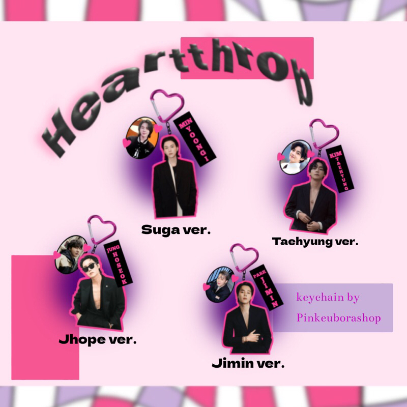 Jual Keychain BTS Heartthrob Edition | Shopee Indonesia