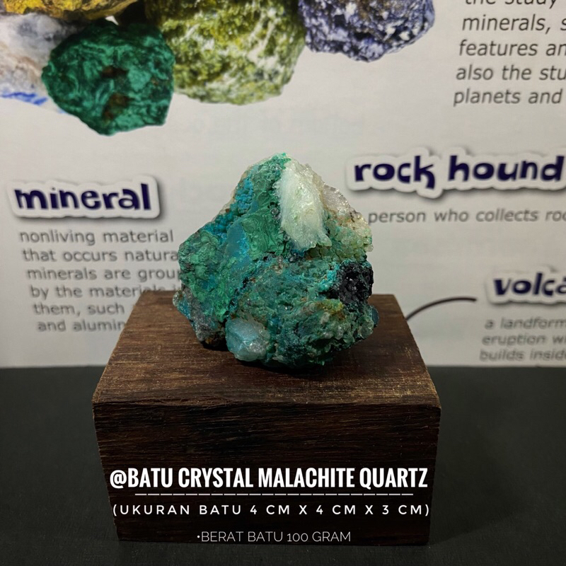 Jual Batu Crystal Malachite Natural L27 atau Batu Kristal Malacite ...