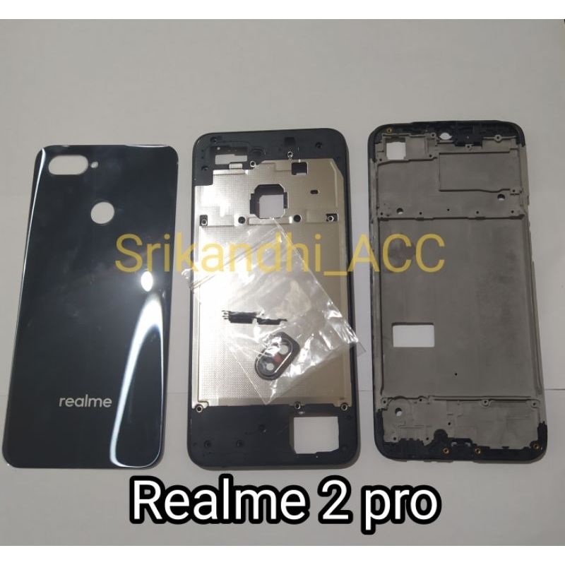 Jual Cessing Hausing fullset frame lcd Realmi 2 Pro Backdor + Bazzel ...