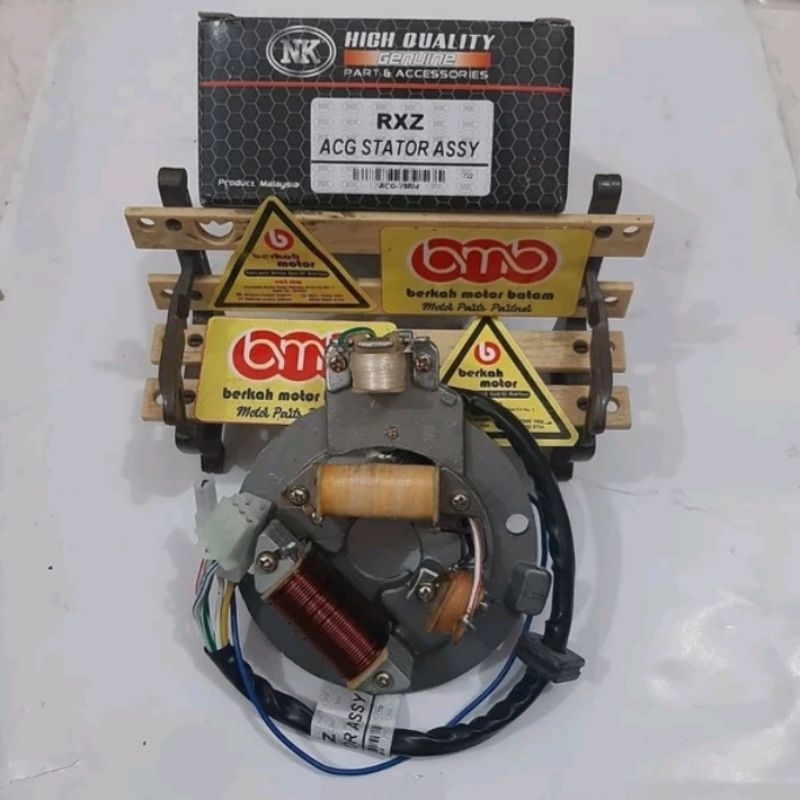 Jual Yamaha RXZ kumparan spul set tapak dudukan acg stator assy ...