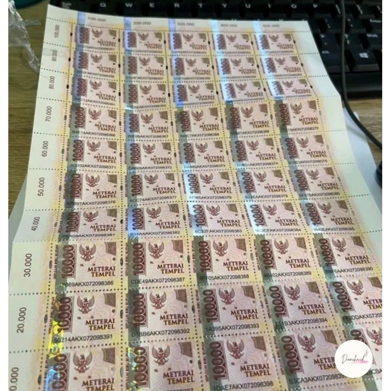 Jual MATERAI ATAU METERAI RP 10000 /PCS KEPING SATUAN | Shopee Indonesia Jual MATERAI ATAU METERAI RP 10000 /PCS KEPING SATUAN | Shopee Indonesia