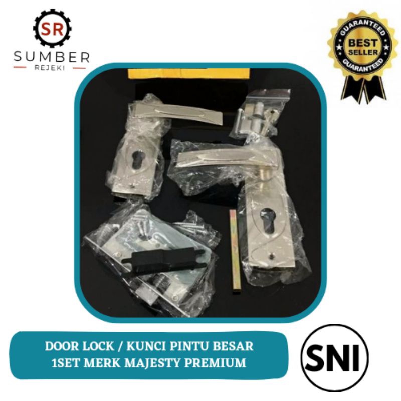 Jual MAJESTY DOOR LOCK / KUNCI PINTU 1set / handle pintu/gagang pintu ...