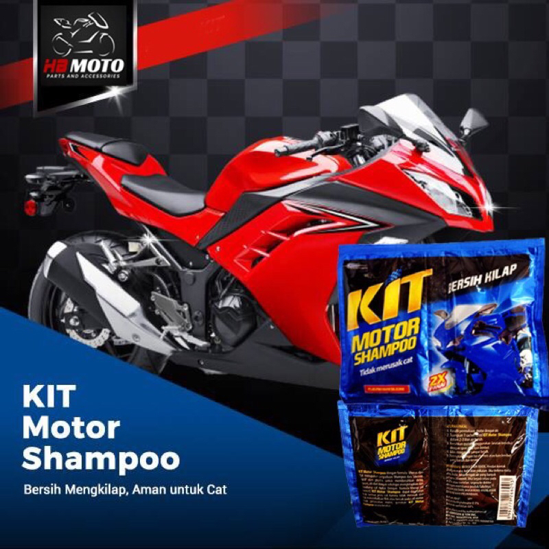 Jual Kit Motor Shampoo 15ml / KIT MOTOR SHAMPOO pengkilat body motor ...
