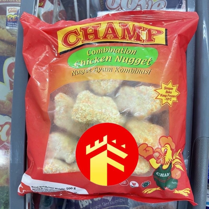 Jual CHAMP CHICKEN NUGGET 250 GRAM NAGET AYAM 250 GR CHAMP | Shopee ...