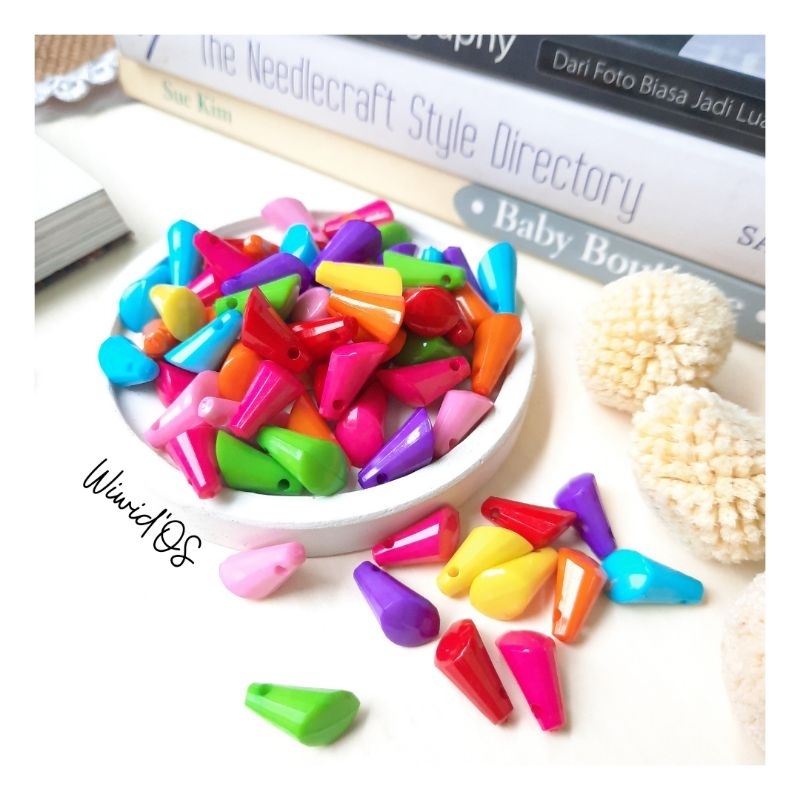 Jual (35 biji) MANIK PLASTIK TAPAL KUDA 7x10 mm | Shopee Indonesia