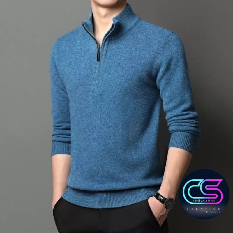 Jual Sweater Pria / Sweater Rajut Pria Cotton Rajut Halus Kualitas ...