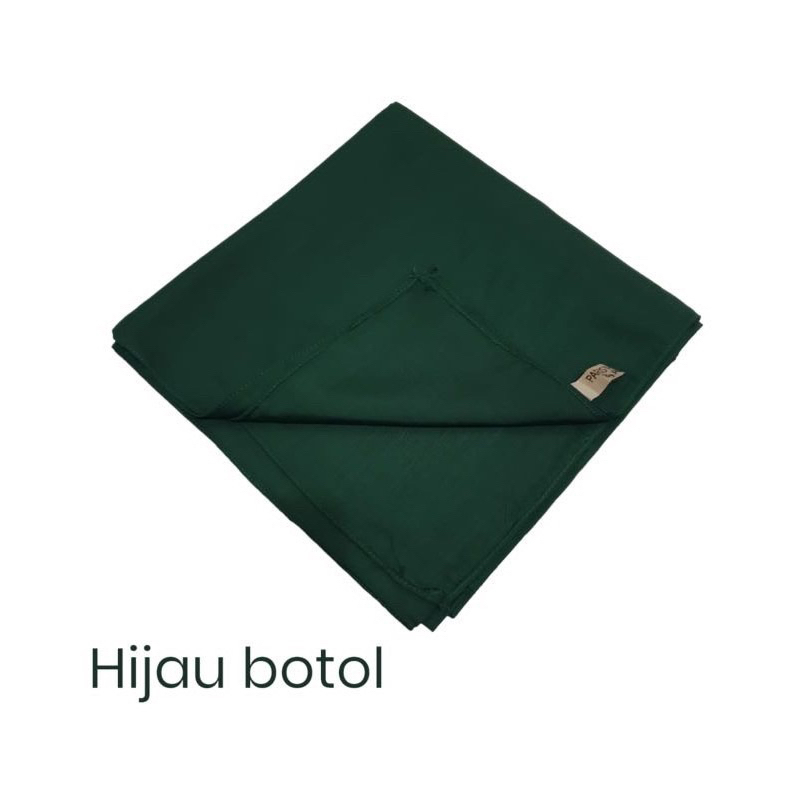 Jual Paris Premium Hijau Botol Hijab Segiempat Hijau botol Paris ...