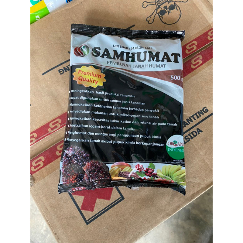 Jual Pupuk Asam Humat SAMHUMAT Humic Acid Pembenahan Tanah Organik ...