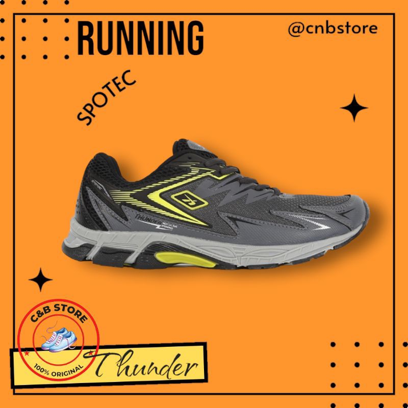 Jual SPOTEC Sepatu RUNNING Art THUNDER | Shopee Indonesia