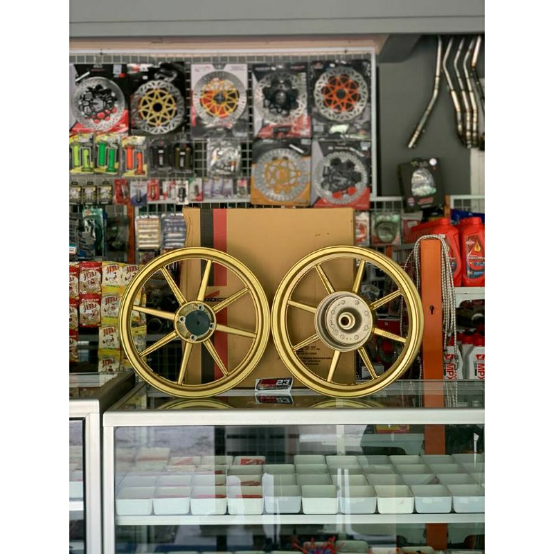Jual VELG V ROSSI PNP MATIC HONDA 110 WARNA GOLD | Shopee Indonesia